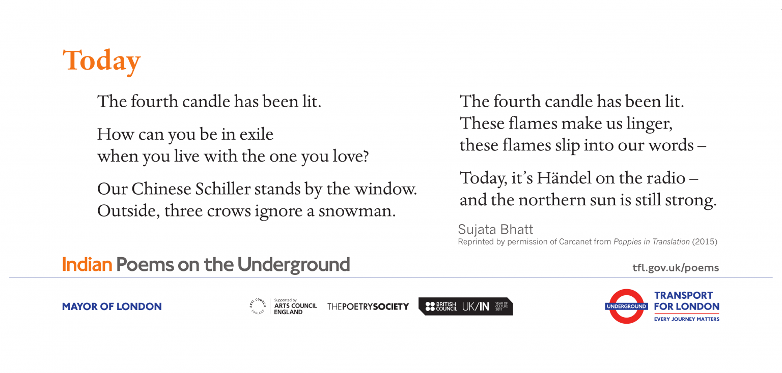 Today – Poems on the Underground