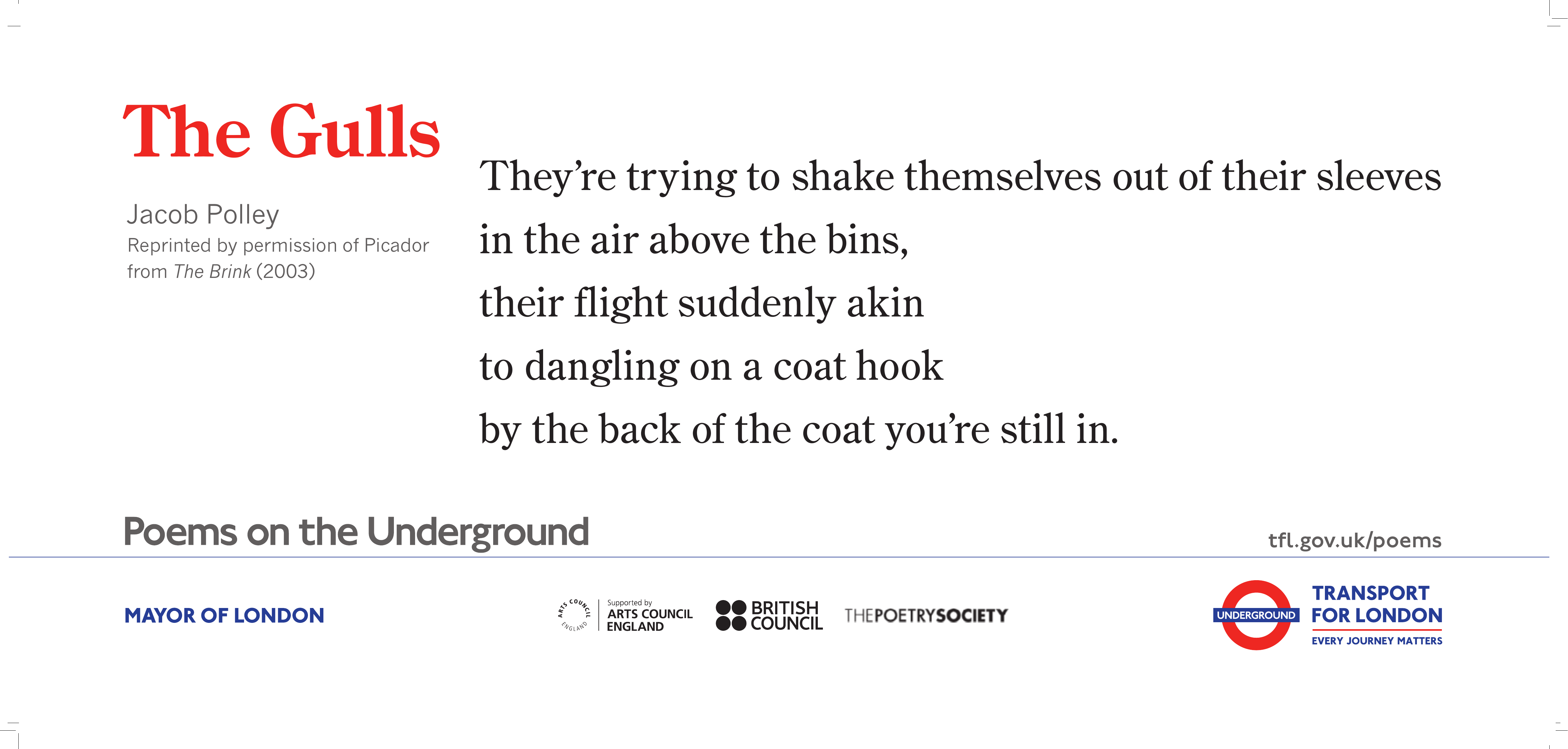 The Gulls – Poems on the Underground