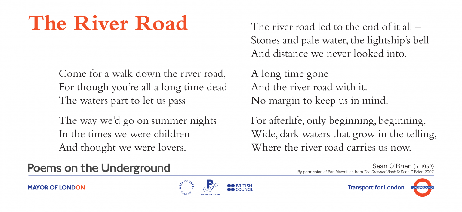 The River Road – Poems on the Underground