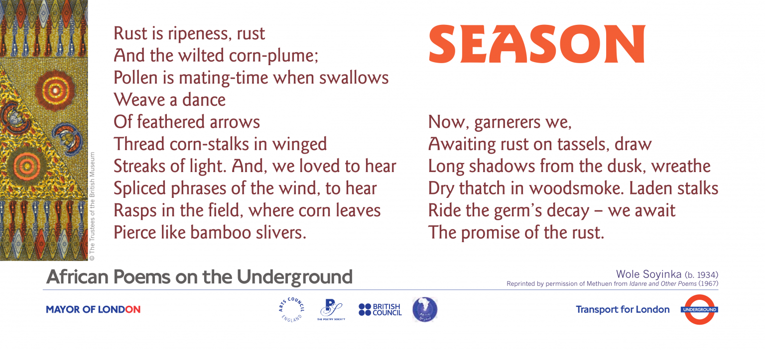 Poem of the Week - Poems on the Underground