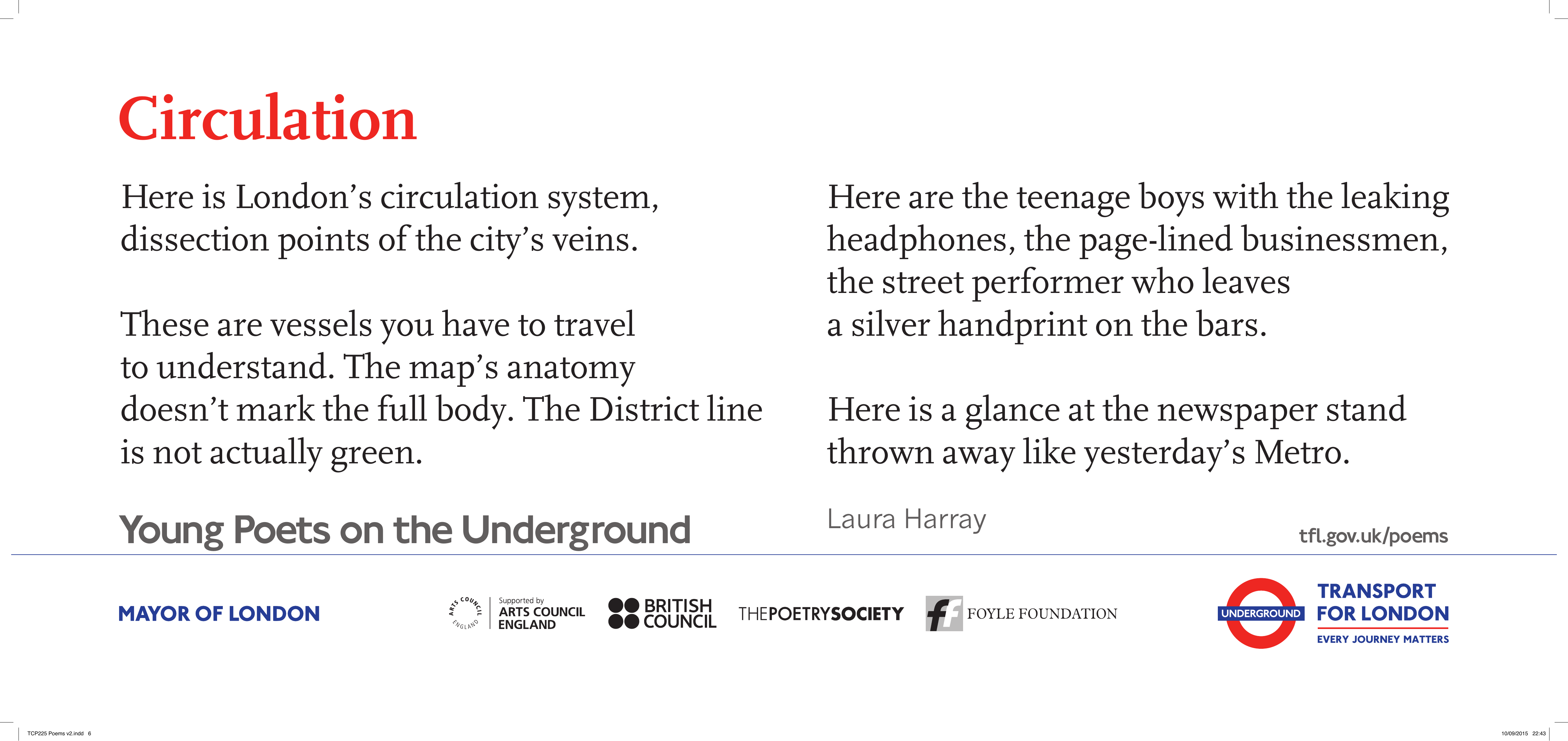 Circulation – Poems on the Underground