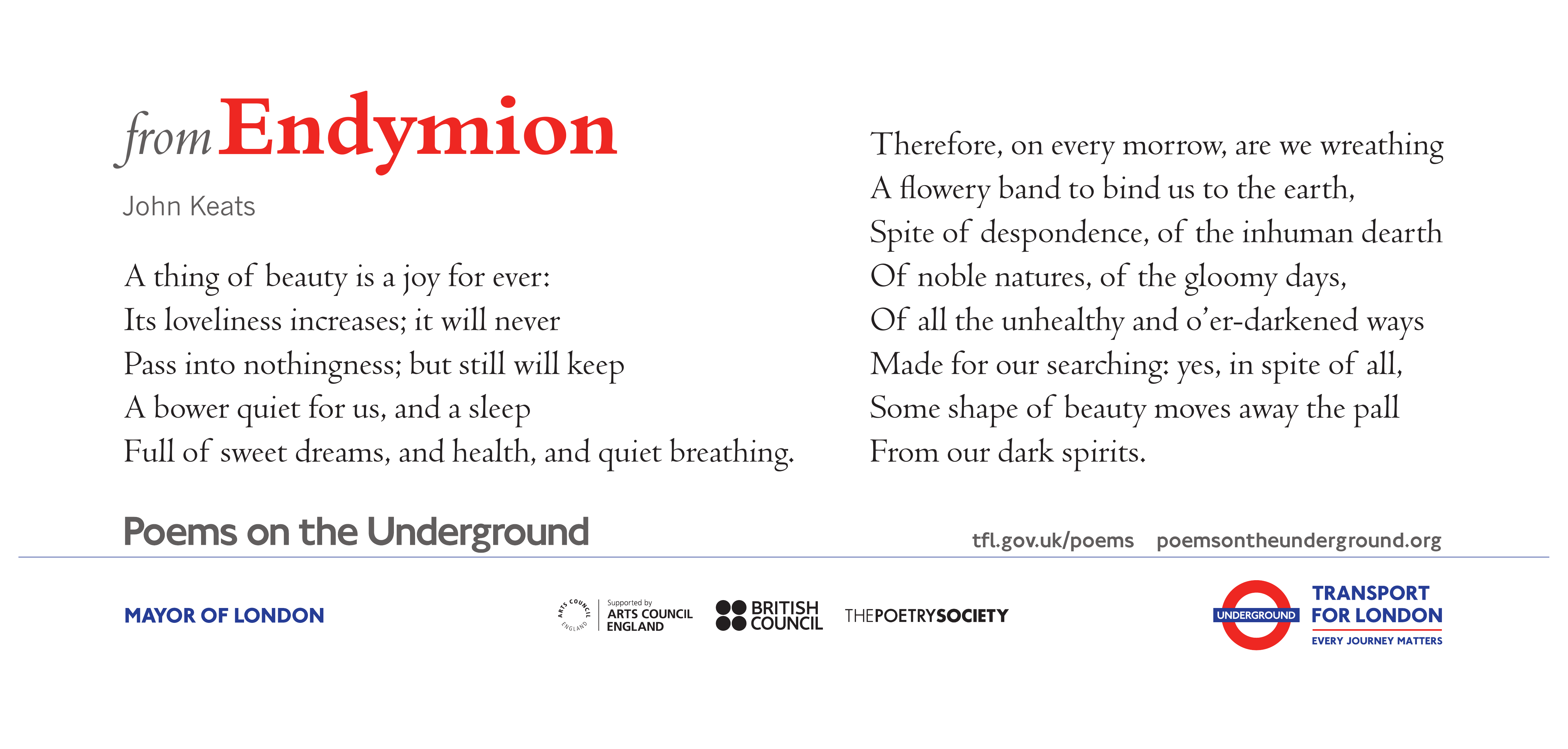 Endymion Poem ENDYMION: A POETIC ROMANCE | ILLUMINATED BOOKS, JOHN