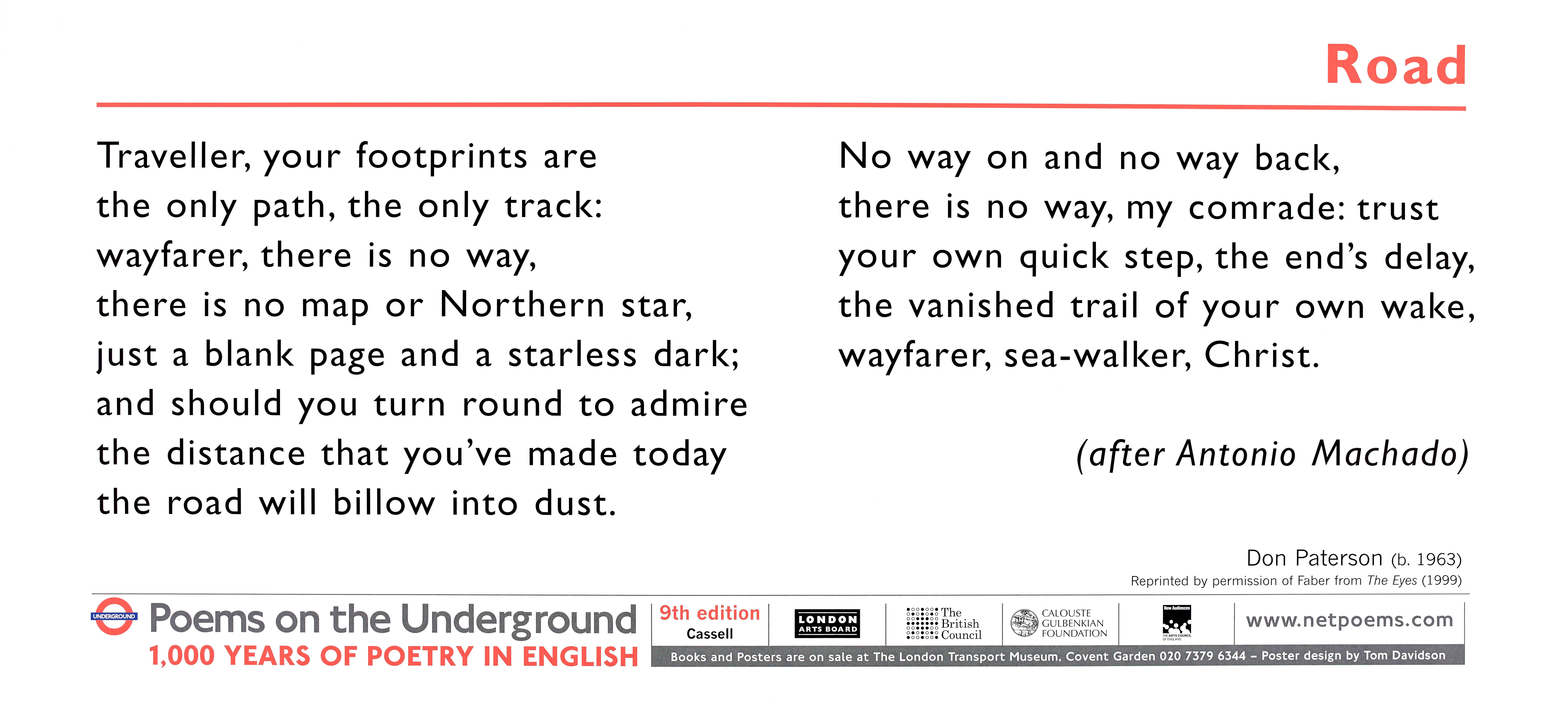 Road – Poems on the Underground