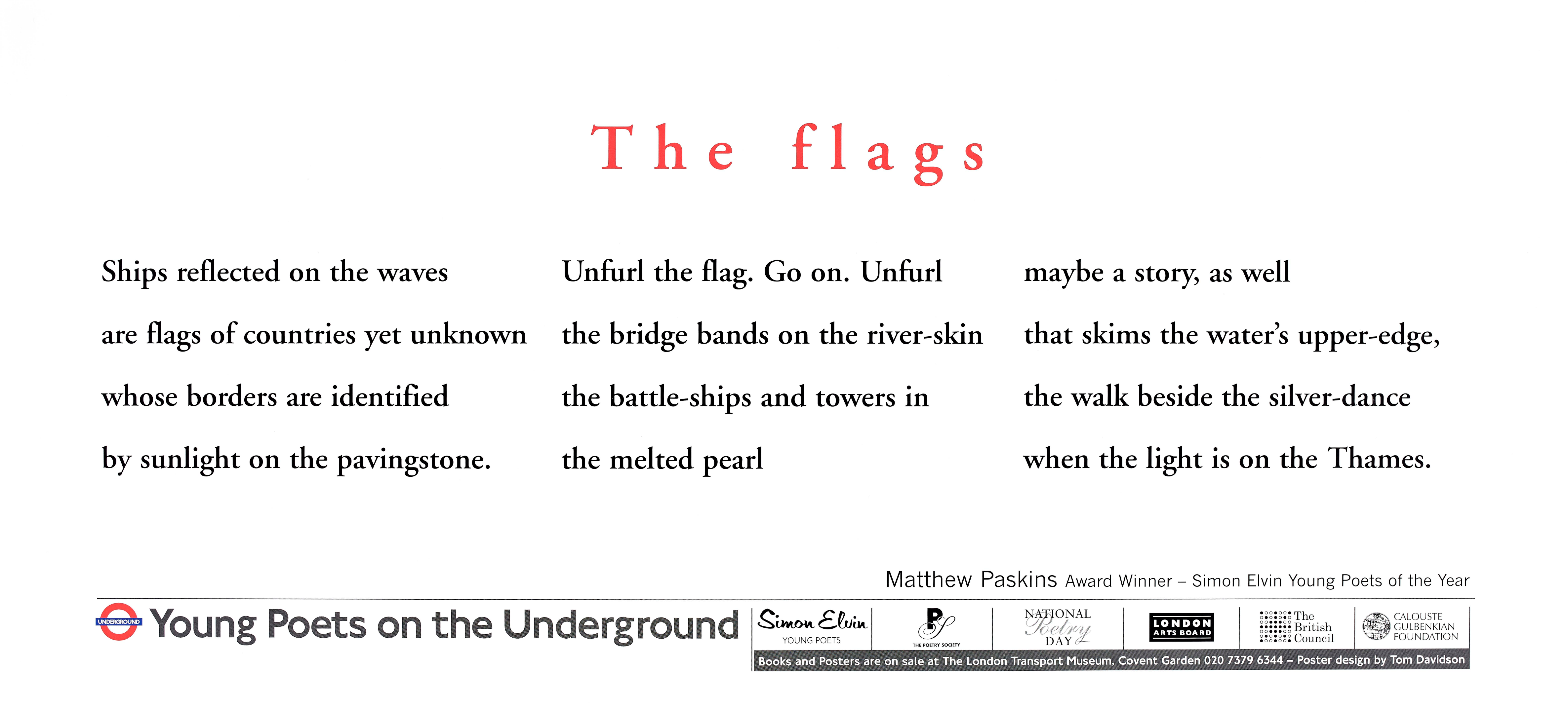 The flags – Poems on the Underground