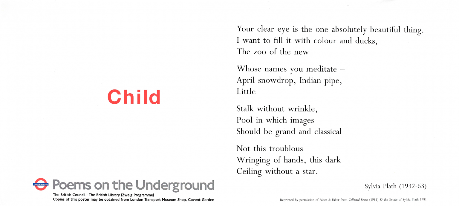 Child - Poems on the Underground