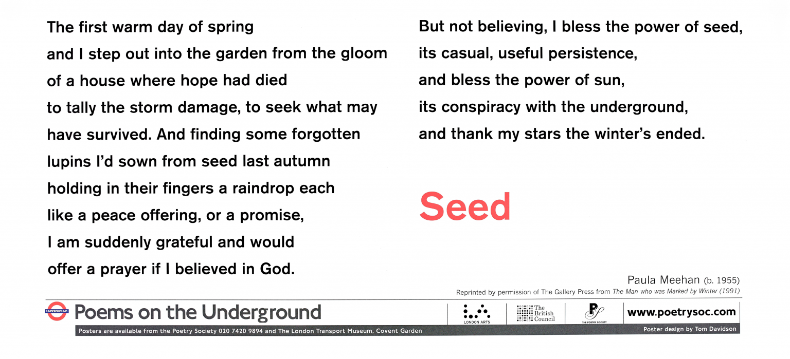 Poems on the Underground - Poems on the Underground
