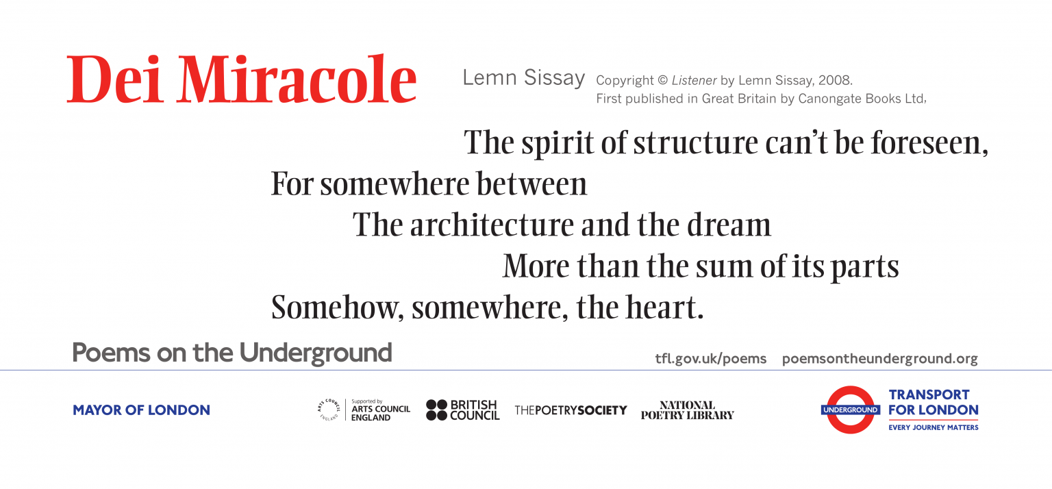 Celebrating Windrush Day – Poems on the Underground