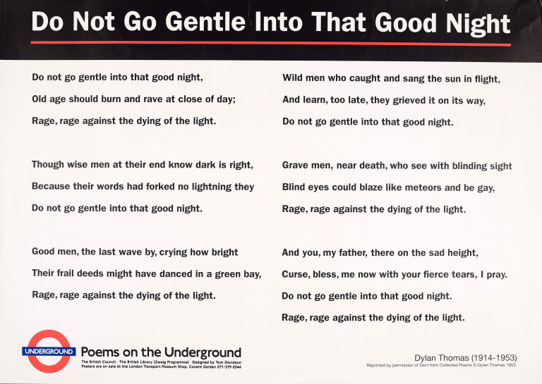 This Month's Poems - Poems on the Underground