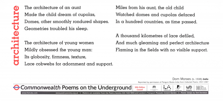 Architecture – Poems on the Underground