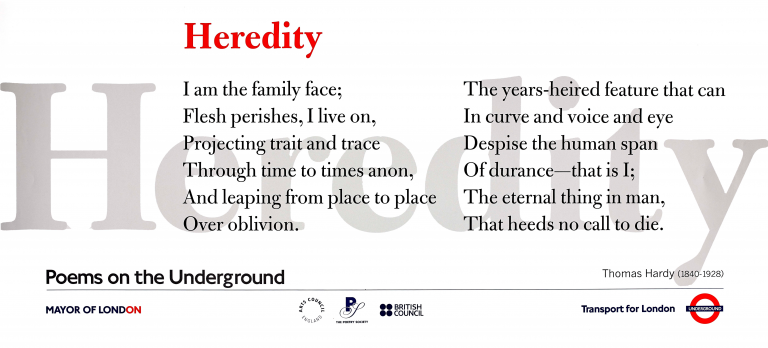 Heredity – Poems on the Underground