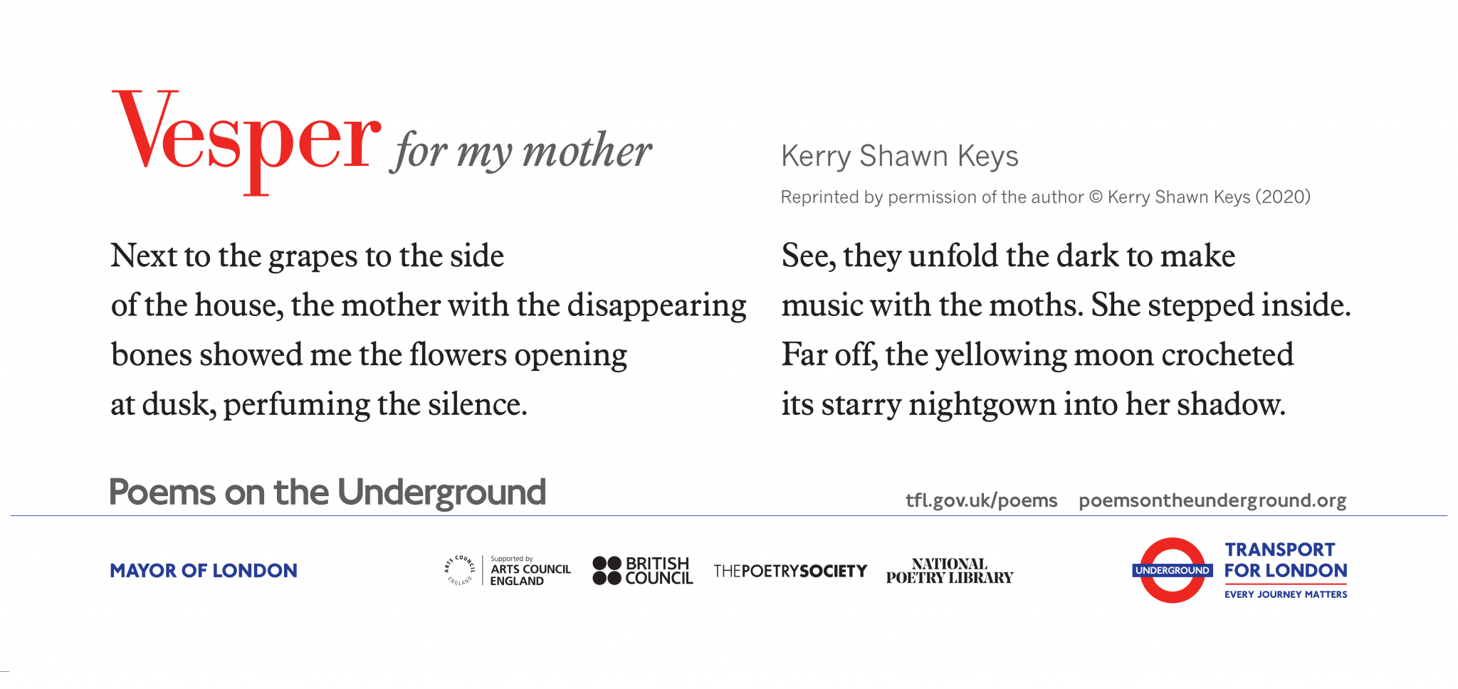 Archive – Poems on the Underground