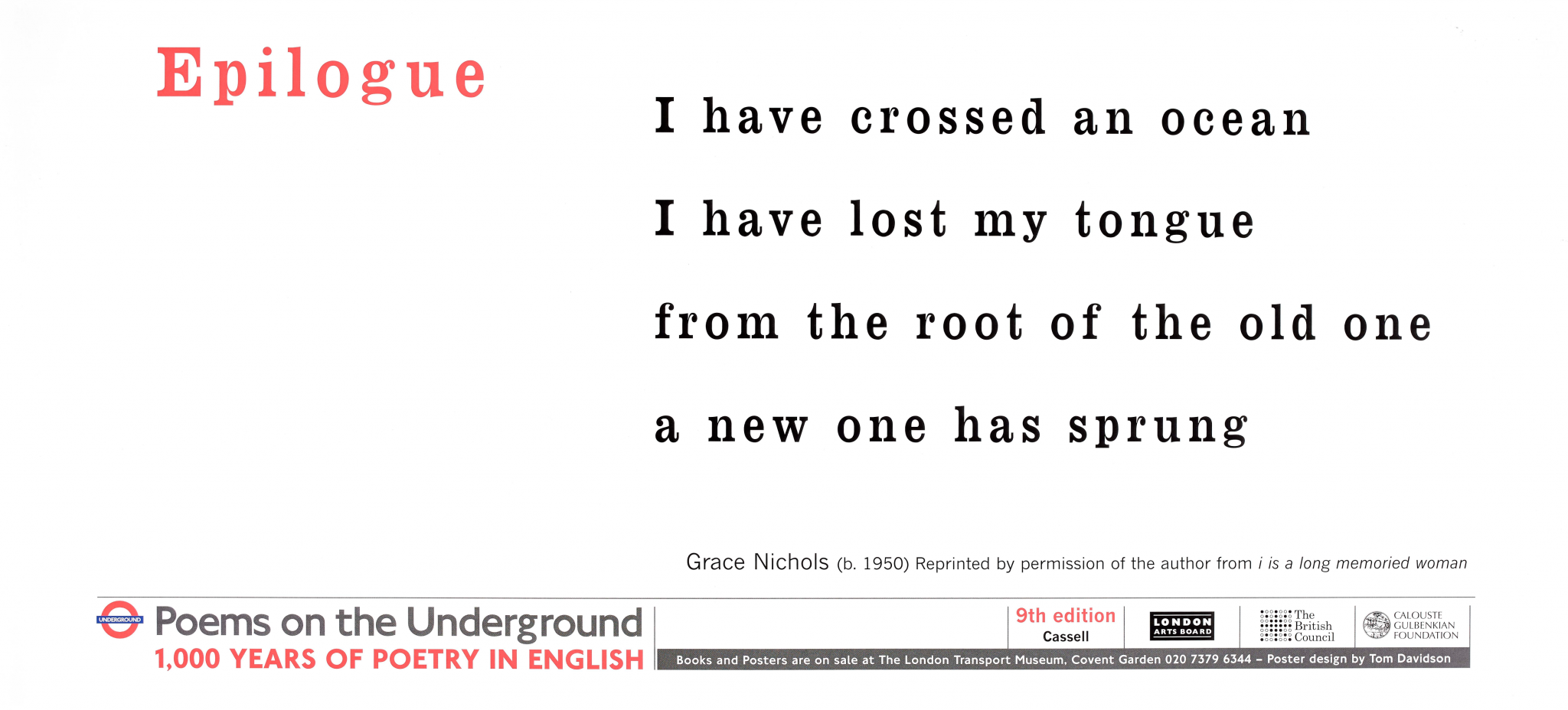 This Month's Poems - Poems on the Underground