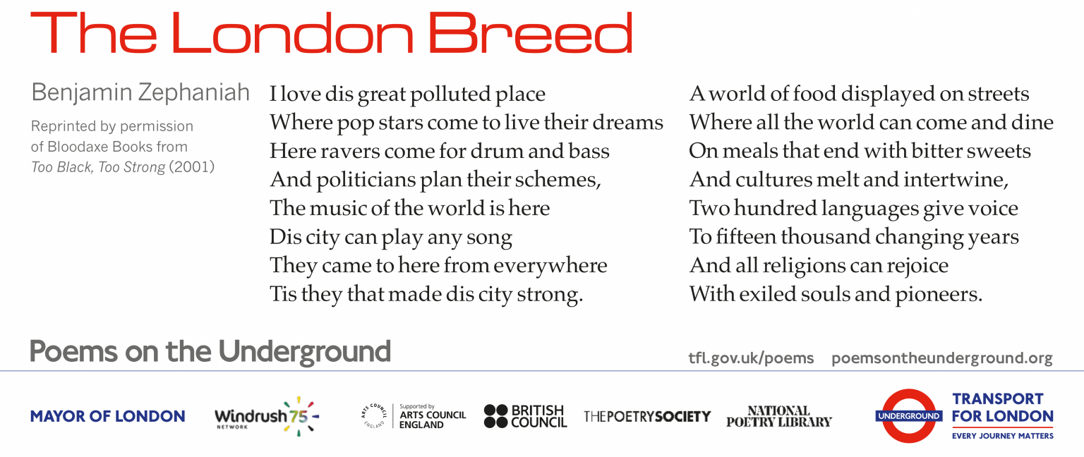 The London Breed – Poems on the Underground