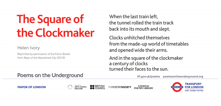 Poems on the Underground – offering poetry to London’s tube travellers ...