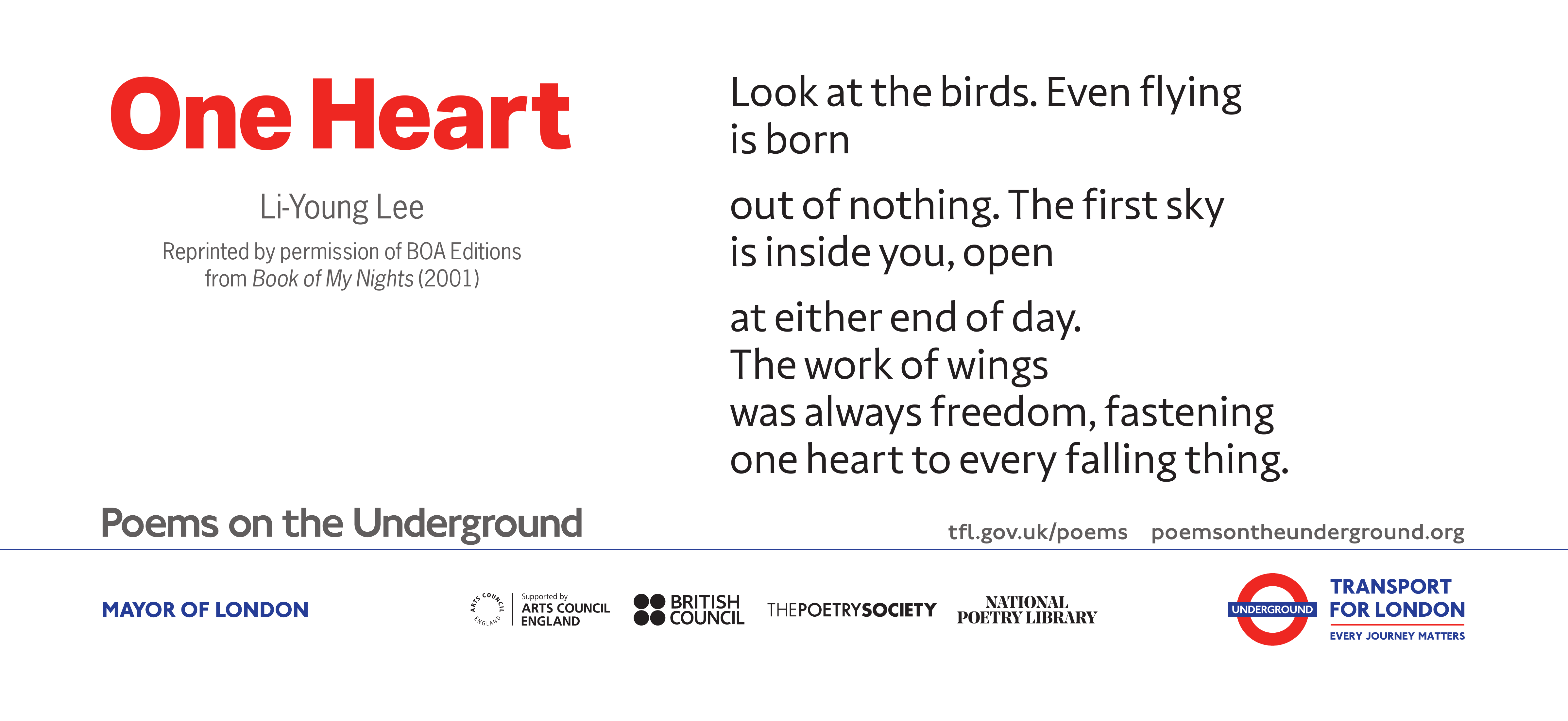 New Poems on the Underground February 2025 – Poems on the Underground