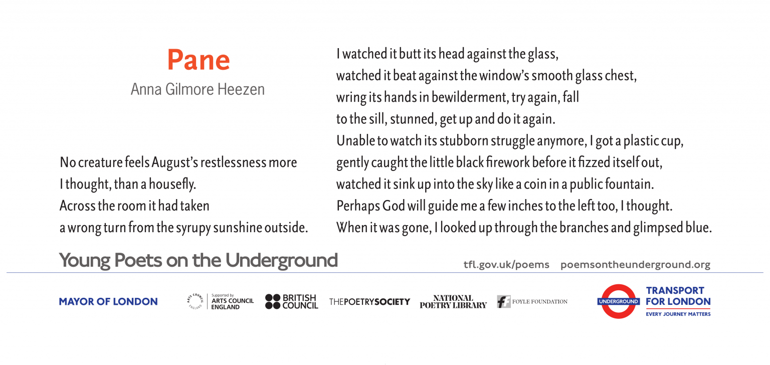 Pane – Poems on the Underground